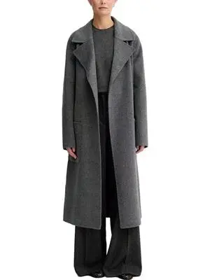 STAND STUDIO Belted Overcoat - Grey