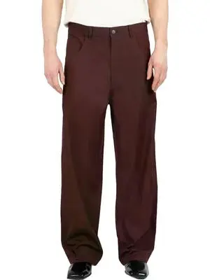 SOCIETE ANONYME Belt-loops Trousers - Red
