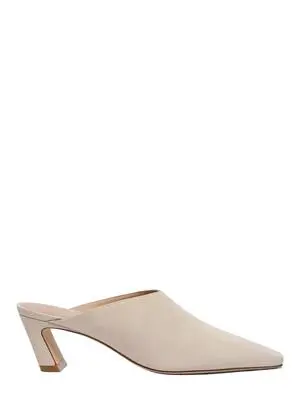 STUART WEITZMAN Stasso Square-Toe Mules
