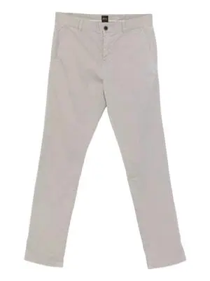 BOSS Button Trousers - Grey