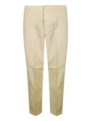 DONDUP Zyan Gabardine Trousers - Neutrals