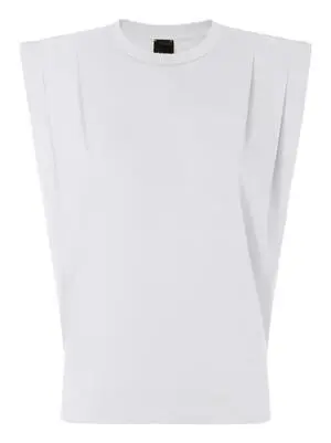 Pinko Pleated T-shirt - White