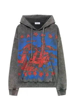 Off-White Graphic-print Hoodie - Grey