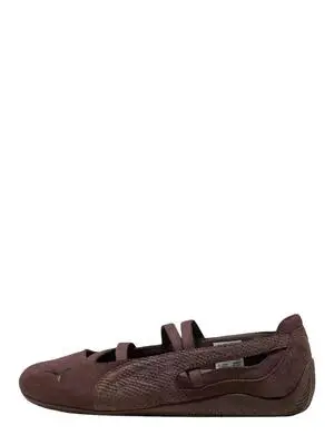 PUMA Speedcat Strap Ballet Sneakers - Brown