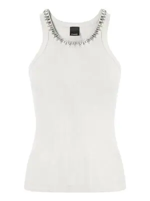 PINKO Stud-Embellished Tank Top