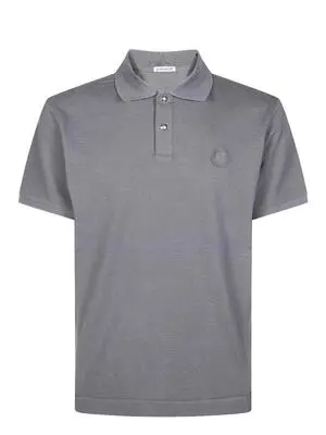 Moncler Logo Polo Shirt - Grey