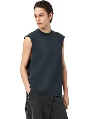 ALLSAINTS Cole Sleeveless Crew Neck T-shirt - Black