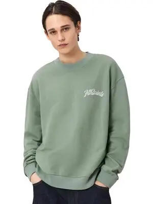 ALLSAINTS Odyssey Crew Neck Sweatshirt - Green