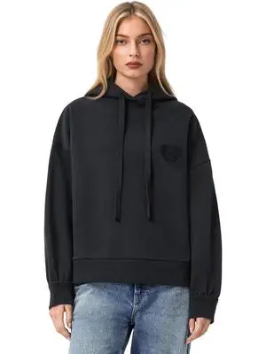 ALLSAINTS Lover Oversized Eli Hoodie Blue