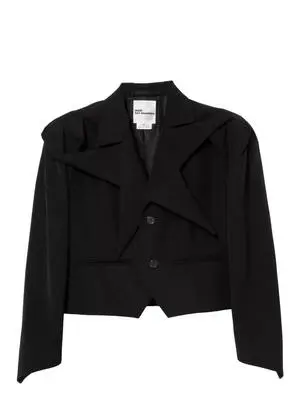 Noir Kei Ninomiya Padded Star Blazer - Black