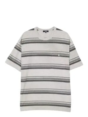 Comme Des Garçons Striped T-shirt - Grey