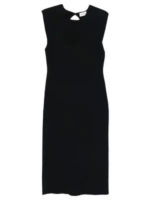 P.a.r.o.s.h Cut-out Detail Midi Dress - Black