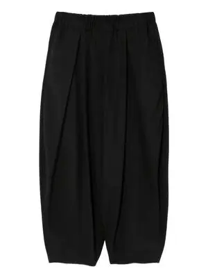 Comme Des Garçons Drop-crotch Trousers - Black