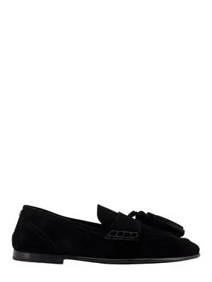Dolce & Gabbana Ariosto Suede Loafers - Black