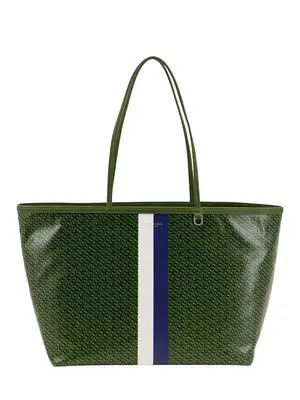 Tory Burch Coated Canvas The Racer Tote - Green