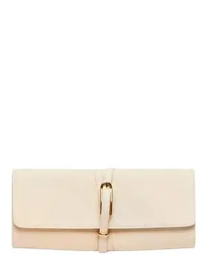 LIFFNER Rectangular Clutch With Strap - Neutrals