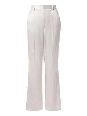 Lapointe Satin-crepe Flared Pants - Cream