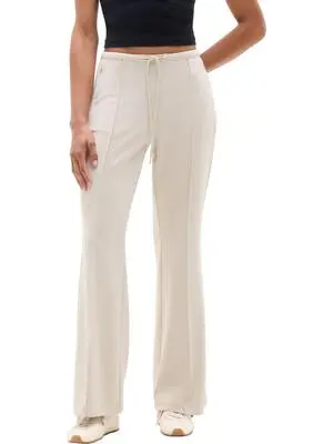 Athleta Seasoft Pintuck Mid Rise Flare Pant - Zephyr