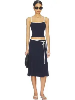 Free People X Opal Skirt Set - Navy Combo