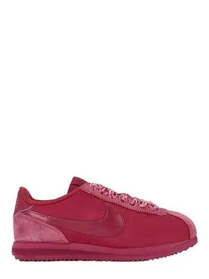 Nike Cortez Velvet Lace Sneakers - Sweet Beet  Rush Maroon & Dark Team Red