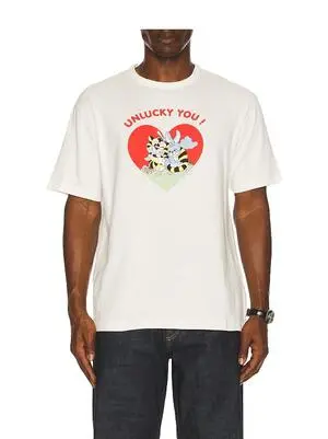 Kenzo Gots Cartoon Classic T-shirt In White - Off White