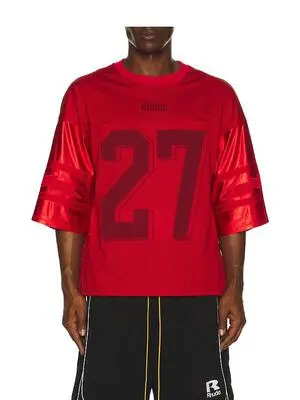 Rhude Lightning Football Jersey - Red