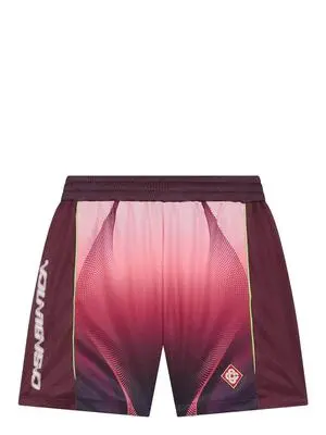Casablanca Gradient Football Shorts - Multicolor
