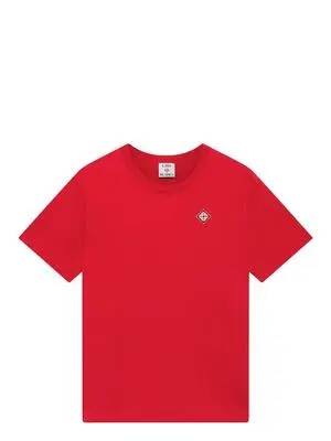Casablanca Diamond Logo Short Sleeve T-shirt - Red