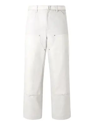 Sacai X Carhartt Wip Duck Wide-leg Trousers - Neutrals