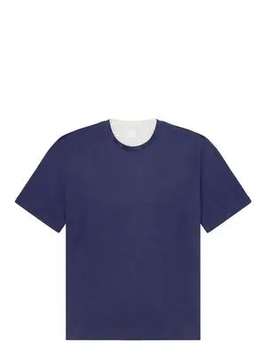 Eleventy Giza Cotton-jersey T-shirt - Blue