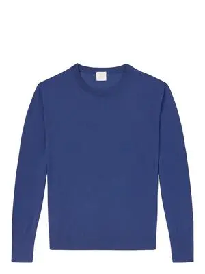 Eleventy Wool Crewneck Sweater - Blue