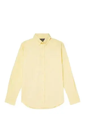 Portuguese Flannel Belavista Button-down Collar Cotton Shirt - Yellow