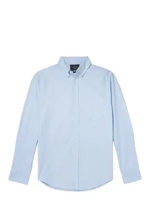 Portuguese Flannel Belavista Button-down Collar Cotton Shirt - Blue