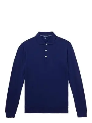 Peter Millar Mariner Sea Island Cotton Polo Shirt - Blue