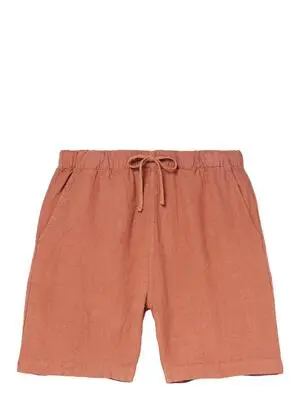 Hartford Joggy Straight-leg Bermuda Shorts - Orange