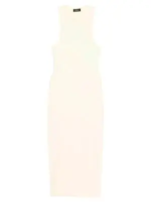 Wardrobe.NYC Racer Dress - Neutrals