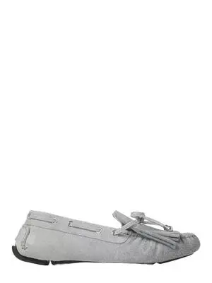 JIMMY CHOO Manon Tassel-detail Loafers - Grey