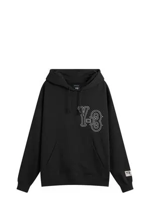 Y3 Elite 5 Oversized Hoodie - Black