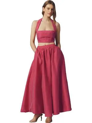 Bhldn Georgia Skirt Set - Raspberry Sorbet