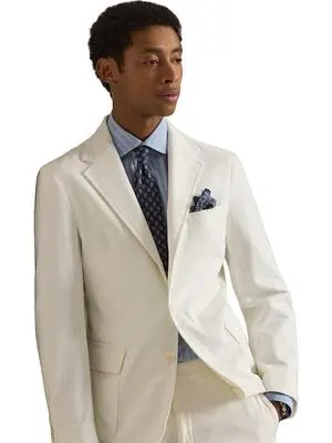 Ralph Lauren Polo Soft Tailored Fit Chino Suit Jacket - Deckwash White