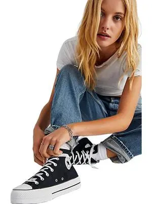 CONVERSE Chuck Taylor All Star Lift High-top Sneakers - Black