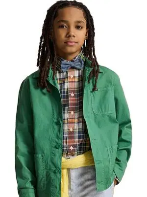 Ralph Lauren Cotton Chino Overshirt - Bay Green