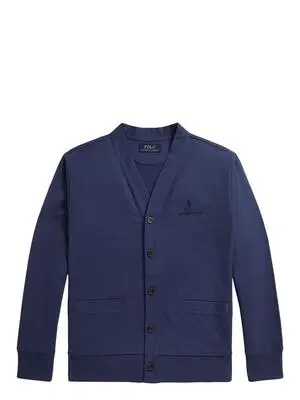 Ralph Lauren Big Fit Cotton Jersey Cardigan - Light Navy