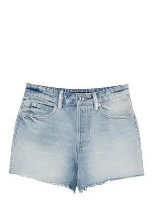 ALEXANDER WANG Crystal Beltloops Relaxed Shorts