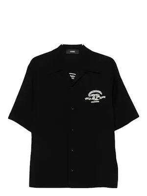 Amiri Eagle Camp Shirt - Black