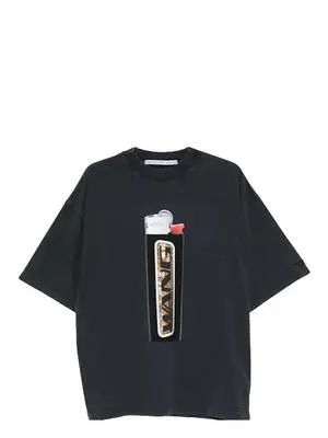 Alexander Wang Graphic T-shirt - Washed Black