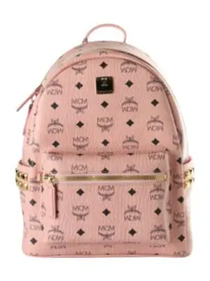 Mcm Stark Vi Small Backpack - Soft Pink