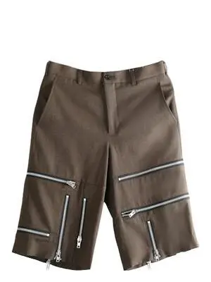 Amiri Zipper Detailed Shorts - Brown
