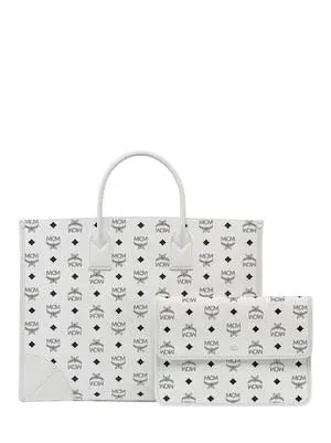 Mcm München Xlarge Tote - White