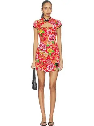 Yumi Kim Shanghai Floral Mini Dress - Red